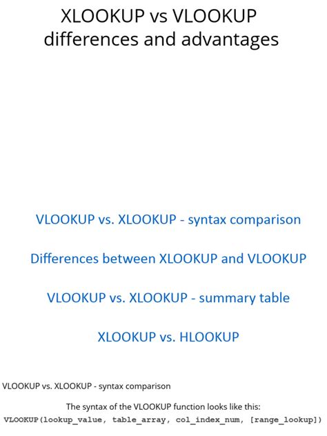 Vlookup Vs Xlookup Pdf Parameter Computer Programming