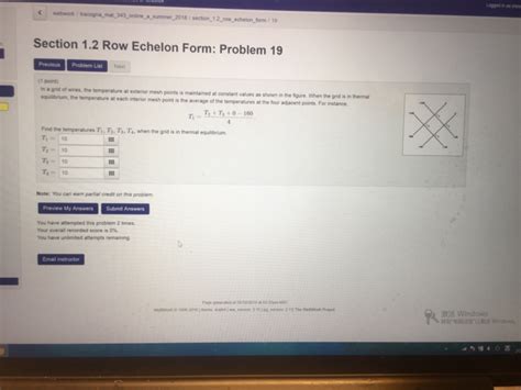 Section 12 Row Echelon Form Problem 19 Previous