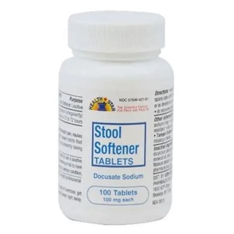 Geri Care Pharmaceuticals Docusate Sodium Tablets 100mg 100 Bt 100