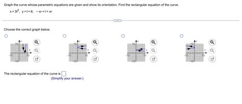 Solved Graph The Curve Whose Parametric Equations Are Given Chegg
