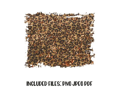Leopard Print Sublimation Background Graphic By Designs By Danielle Fl