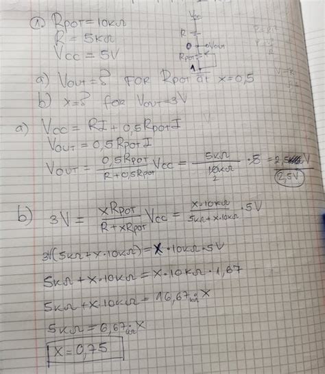 Calculate Voltage And Position Of The Slider • Physics Forums