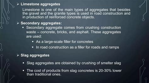 Classification Properties And Extraction Of Aggregates Pptx