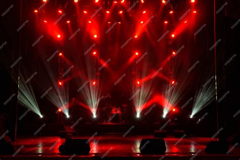 Premium Photo Concert Light Show Colorful Stage Lights Light Show