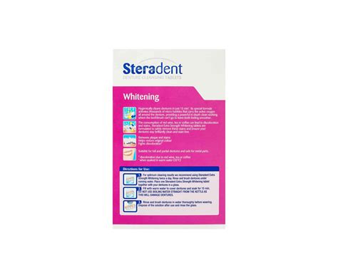 Steradent Denture Cleansing Tablets Extra Strength 48 Pack Zenith