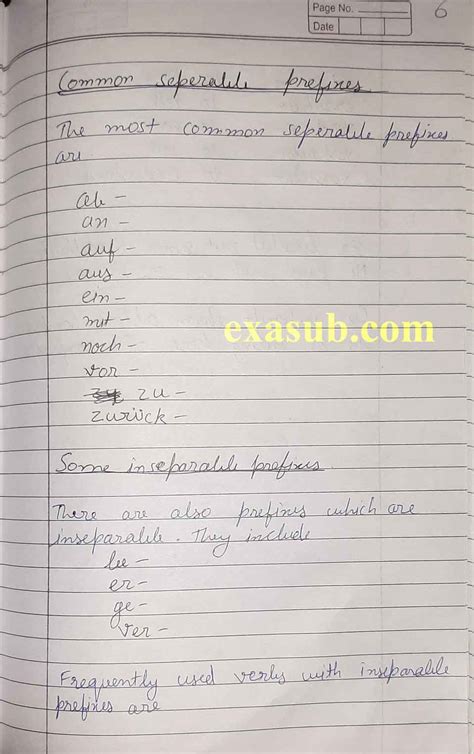 German Language Vlog 6 Separable Verbs Exasub