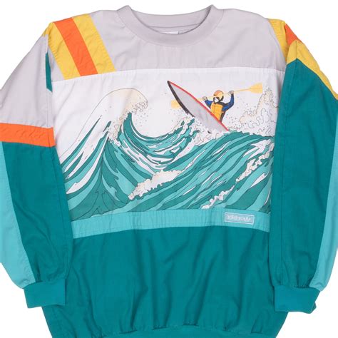 Vintage Adidas Devils Toenails Amuza River Kayaking Sweatshirt Xl 197