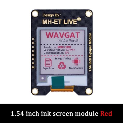 Wavgat 154 Inch Epaper Module E Paper E Ink Eink Display Screen Spi