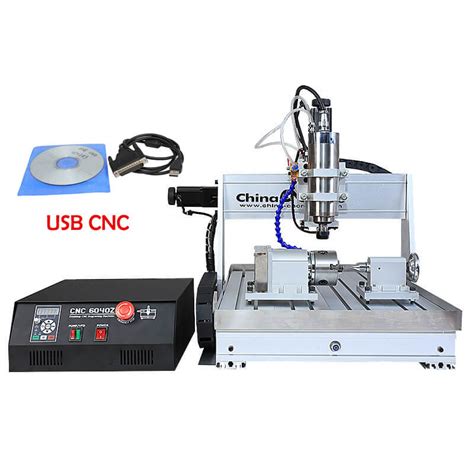 Cnc 6040 4 Axis Cnc Metal Cutting Metal Cnc Milling Machine 4axi Chinacnczone