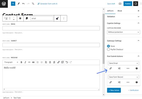 Welcome Block Overview — Jetformbuilder Crocoblock