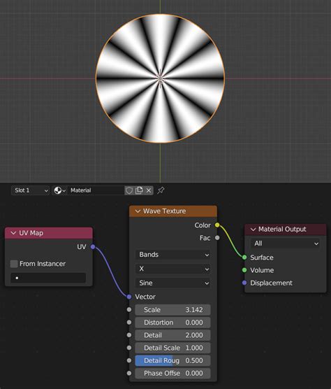 Procedural Repeating Rainbow Stripes Material Help Materials And