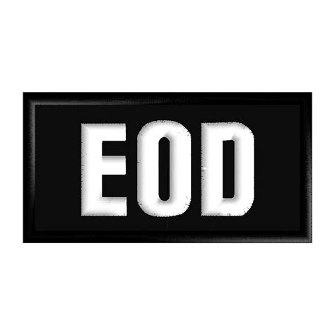 Eod Patch Explosive Ordnance Disposal Tactical Patch Uniform Patch