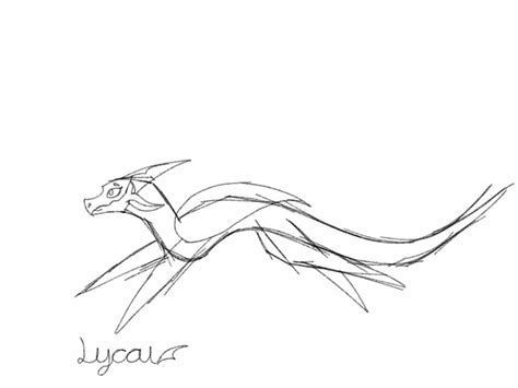 Dragon Run Cycle Unfinished Animation Practice By Lycanroyale On