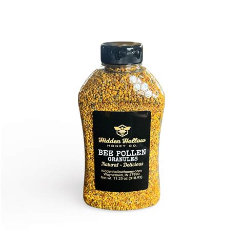 Raw Bee Pollen Granules — Natural Superfood — Hidden Hollow Honey