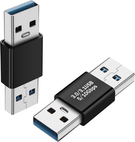 Qianrenon Usb30 Male To Male 180 Degree Adapter Extender 5gbps Usb30
