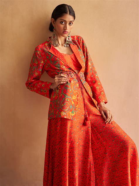 Buy Blazer And Palazzo Co Ord Set Shop Saundh