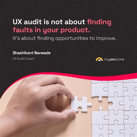 Myuxscore Uxaudit Auditor Auditing Userexperiencedesign Userexperiencematters