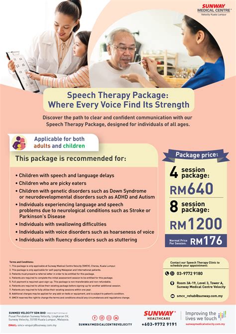 Sunway Medical Centre Velocity Speech Therapy Package
