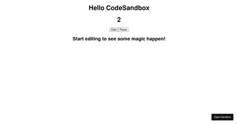 React Codesandbox