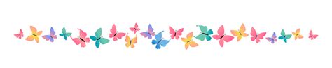 흰색 배경에 아름다운 나비의 벡터 일러스트 레이 션 테두리 다른 나비의 밝은 디자인 0명에 대한 스톡 벡터 아트 및 기타 이미지 0명 곤충 귀여운 Istock