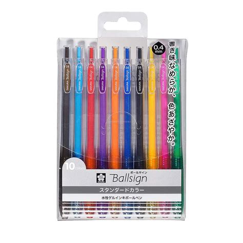 Birthstone Color Pens Sakura Ballsign Tiara Birthstone Pens 12 Color