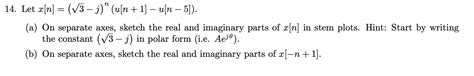 Solved 14 Let X N 3−jnu N1 −u N−5 A On Separate