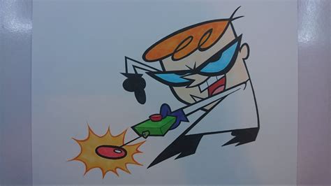 Time Lapse Drawing Dexter From Dexters Laboratory Youtube
