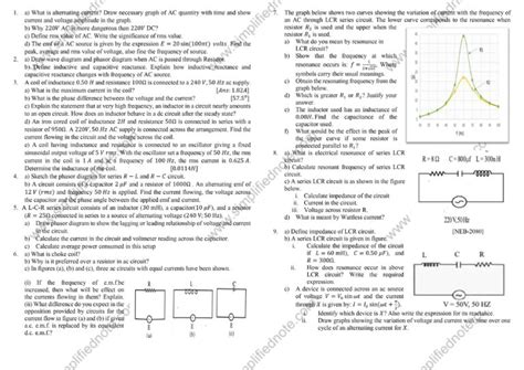 Electricity And Magnetism Must Solve Questions Simplified Note