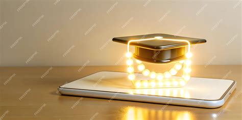 Elearning Interface Design With Glowing Elements Ideal For Educational