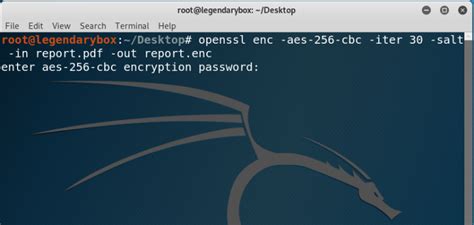 Encrypting Files With Openssl Using A Password