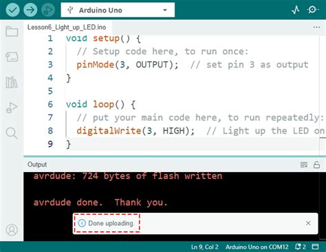 6 Blink LED SunFounder Beginners Lab Kit Documentazione