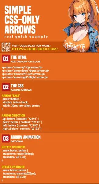 Very Simple Css Only Arrows Plus Animation