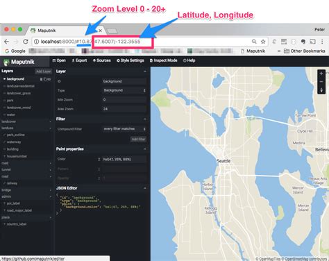 Installing And Using Maputnik Vector Tile Style Editor · Pkgeo