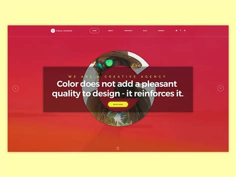 Visual Headers By Visual Headers On Dribbble