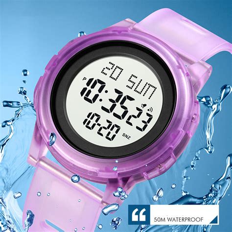 남녀공용 알람 및 스톱워치 기능 시계 듀얼 타임 스플릿 타임 스톱워치 남녀공용 남성 시계