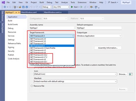 Project Migration To Net 462 Framework And Net Telerik Ui For Wpf