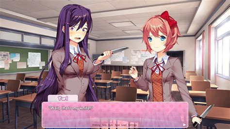 Rainclouds But Sayori Flirts With Yuri While She Tries To Kill Her R