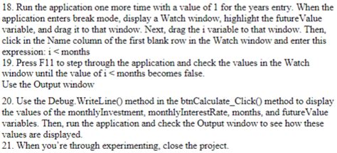 Solved On Week 4 In This Exercise You Ll Step Through An Chegg Com