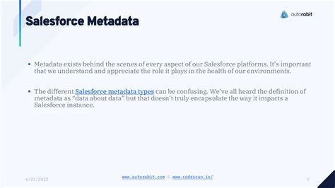 PPT - What Are the Different Salesforce Metadata Types PowerPoint ...