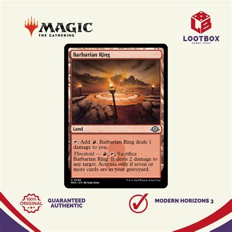 Magic The Gathering Barbarian Ring Uncommon Modern Horizons 3