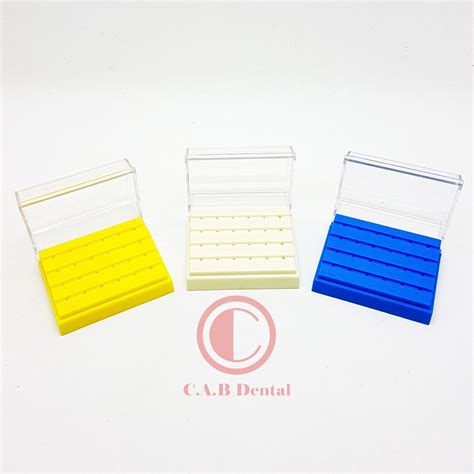 Jual Bur Block Plastik Kotak Flip Dental Bur Block Tempat Bur Gigi