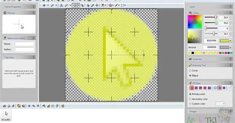 anaktkj cara membuat cursor mouse berwarna warni dengan mudah and cepat