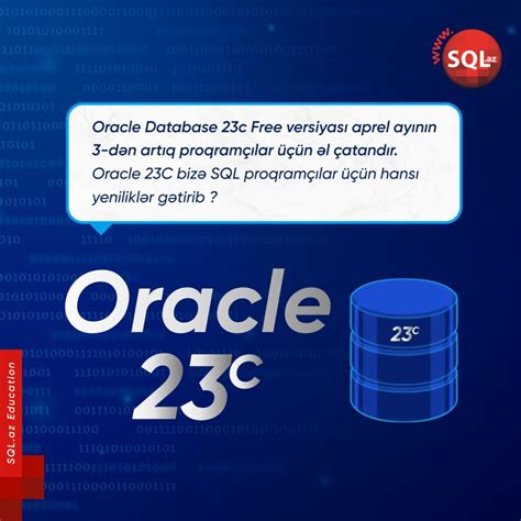 Samir Samedov On Linkedin Good New Features Oracle Released In Oracle 23c Of Course We Waited