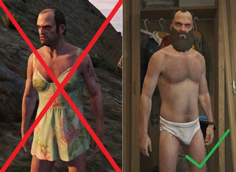 Trevor Dress Removal GTA5 Mods Com