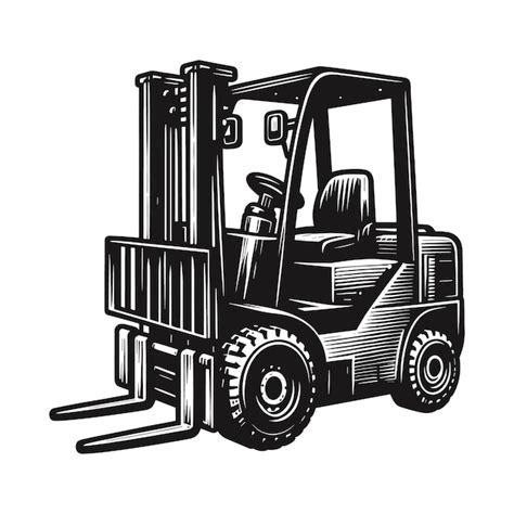 A Black And White Drawing Of A Tractor With The Word Lorry On It