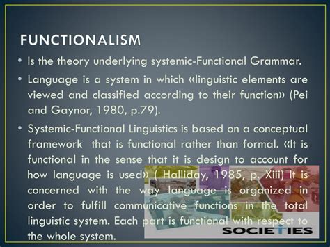 PPT An Overview Of Systemic Functional Linguistics PowerPoint Presentation ID