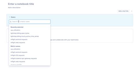 Use Notebooks In Your Investigation Lightstep Learning Portal