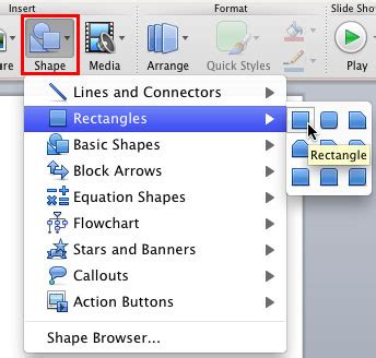 Applying Effects For Shapes In PowerPoint For Mac
