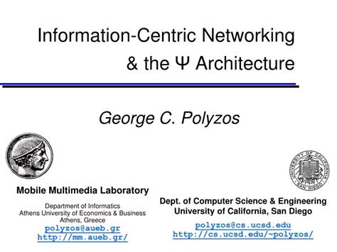 Ppt Information Centric Networking And The Ψ Architecture Powerpoint