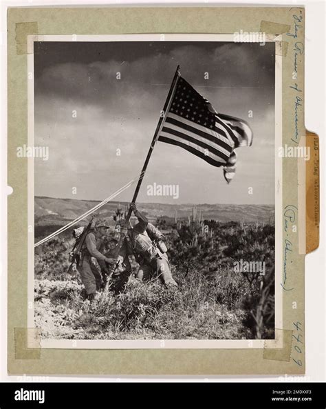 In A Tribute To The Iconic Flag Raising On Iwo Jima Marines And Coast